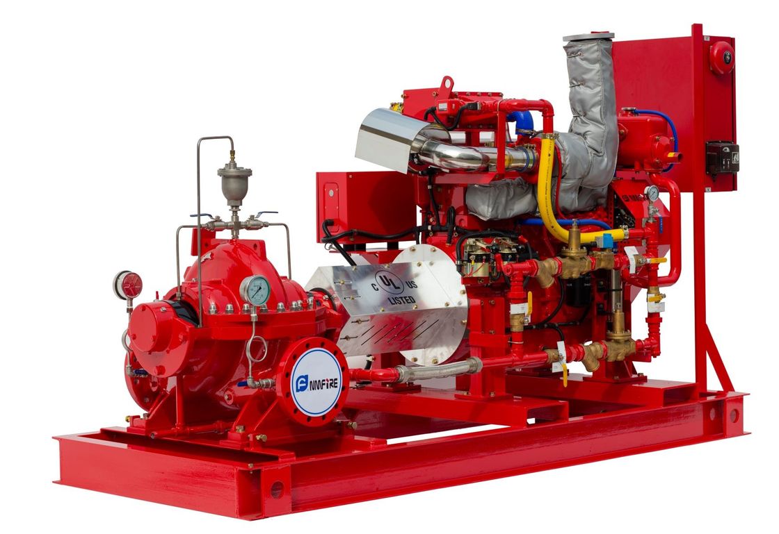 5000GPM 174PSI moteur diesel UL FM pompe à incendie à cas séparé avec ...